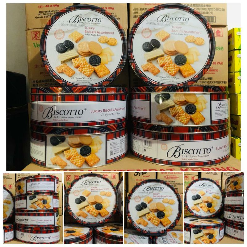 Jual Biscotto Luxury Assorted - Kue Kaleng Murah - Biskuit Aneka Rasa ...