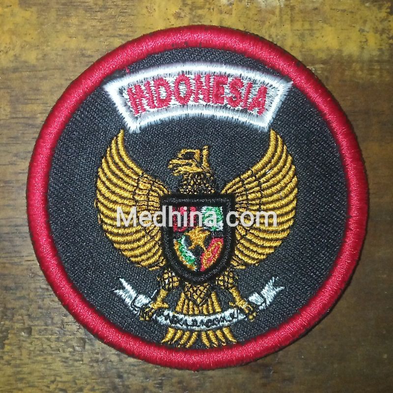 Jual Badge Patch Logo Kwartir Nasional Kwarnas Garuda Bulat Bordir ...