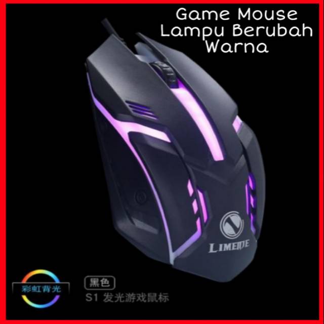 Jual Mouse Gaming Kabel USB Backlight Magnesium Lampu Berubah Warna ...