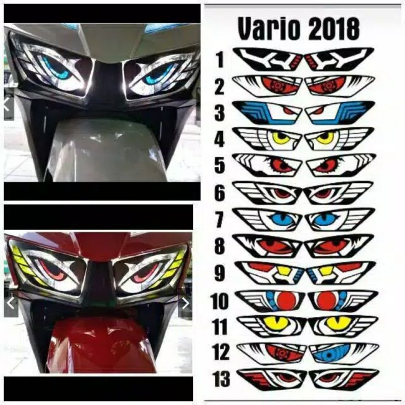 Jual STIKER MATA ELANG VARIO NEW 125 150cc | Shopee Indonesia