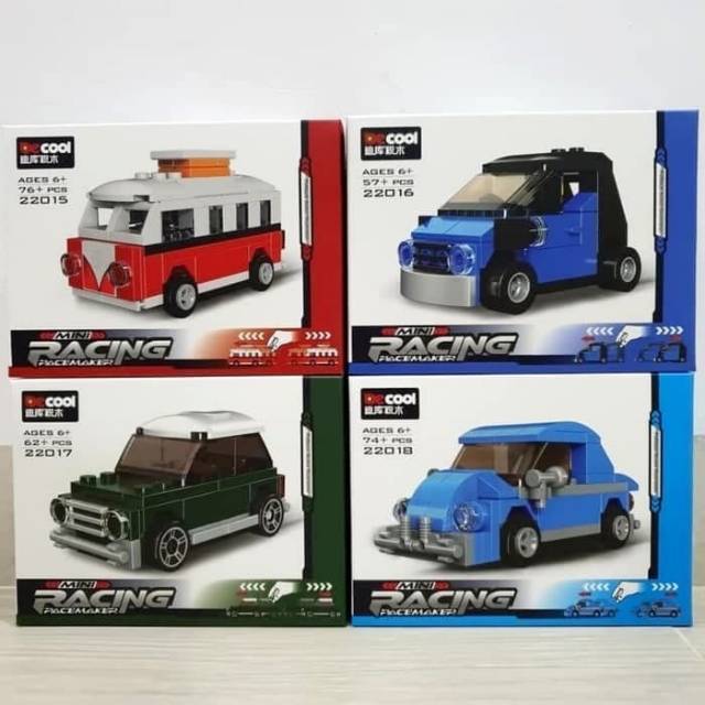 Jual Decool 22015 - 22018 Mini Racing Pacemaker Mini Vehicle (Set isi 4) | Shopee Indonesia