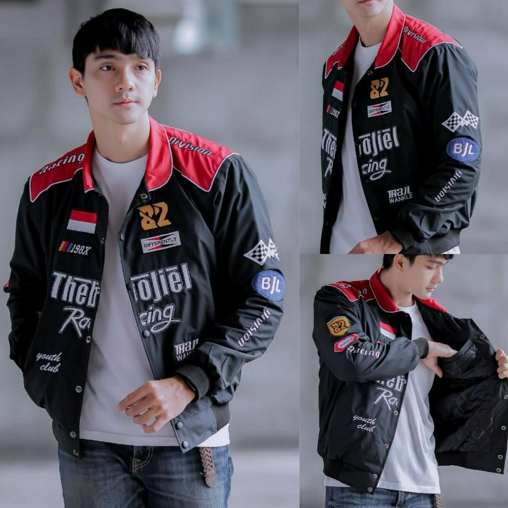 Jual NASCAR JACKET RACING HITAM PUTIH - JACKET TURING -JACKET MOTOR ...