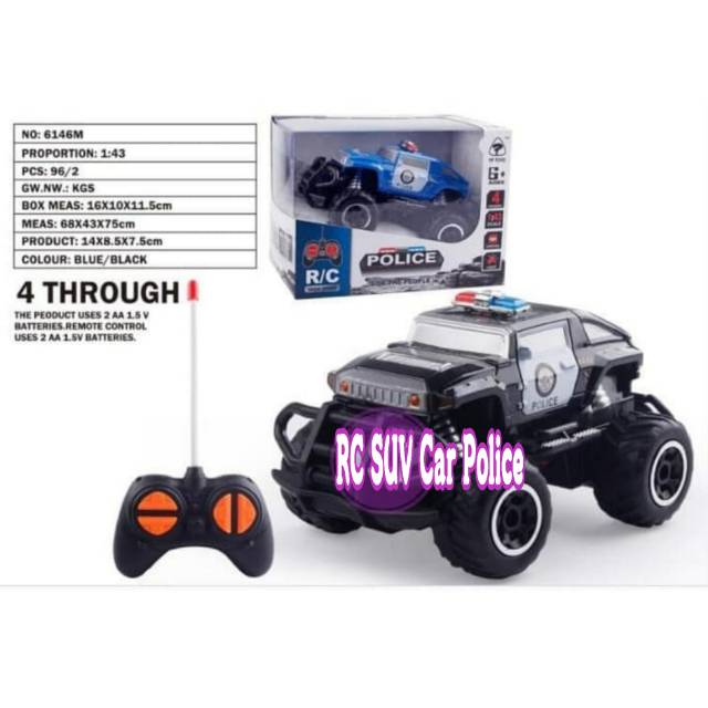 Jual Mainan Mobil Mini Remote Control Police Car | Shopee Indonesia