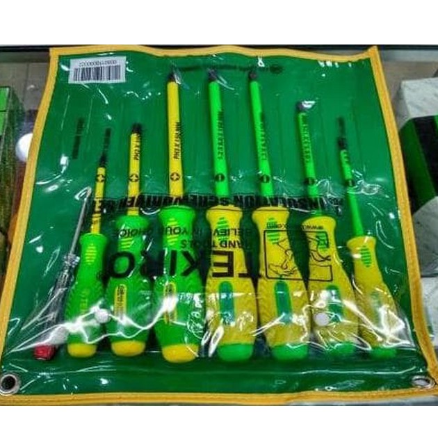 Jual Tekiro Obeng Listrik Set 7pcs / Electro Screwdriver Set 7pcs ...