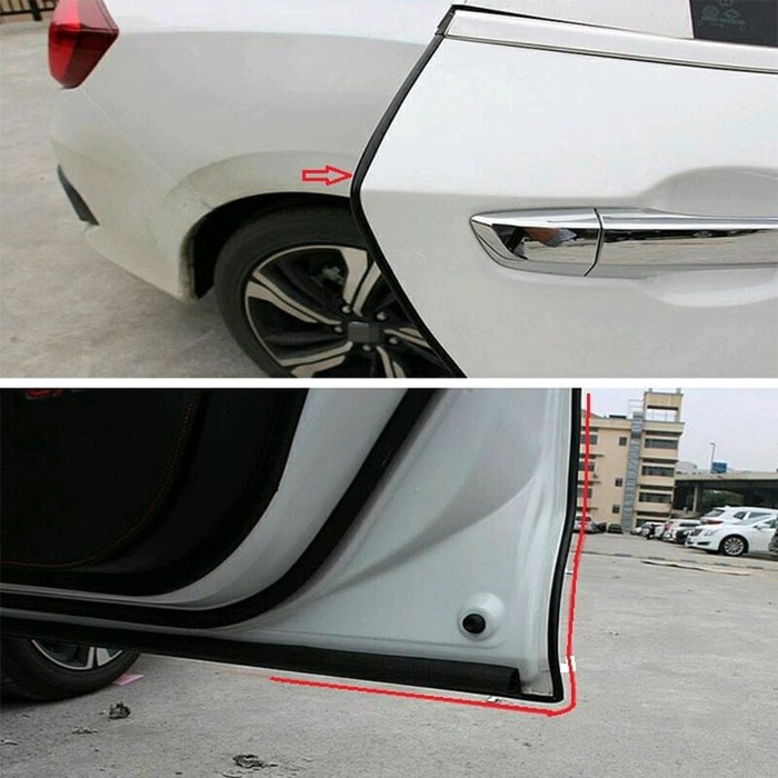 Jual List Pintu Mobil Universal Pelindung Pintu List karet Pintu 1 ...