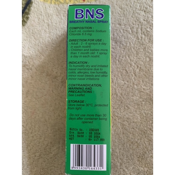 Jual BNS (Breathy Nasal Spray) | Shopee Indonesia