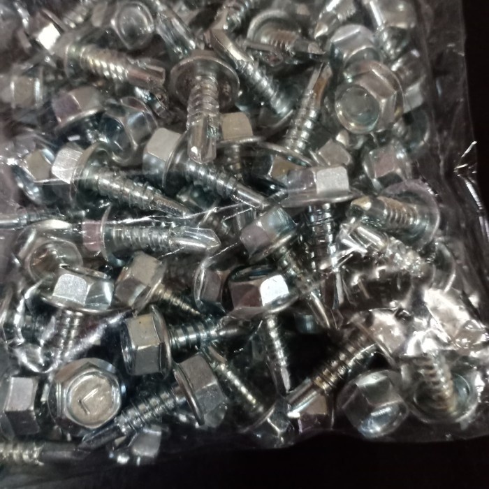 Jual BAUT ROOFING 2 CM - SEKRUP ROOFING - SKRUP ROOFING KUNING / PUTIH ...