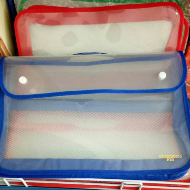 Jual Map jaring Tas jala kancing 2 bening | Shopee Indonesia