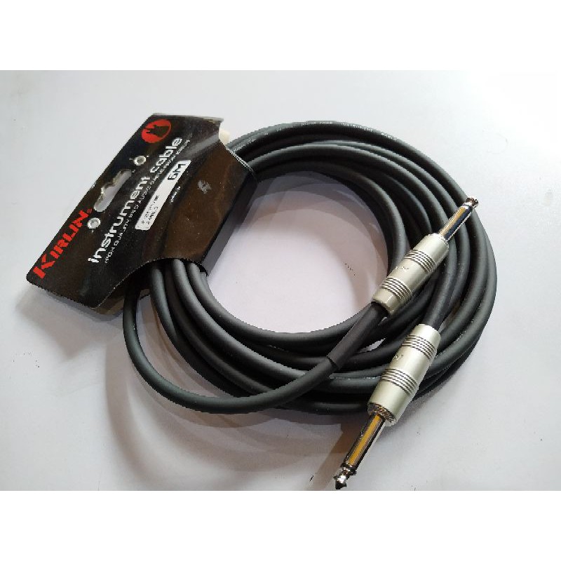 Jual Kabel Jack Gitar/Kabel Instrumen Kirlin IP-241PR/BK 24 AWG 6 Meter ...