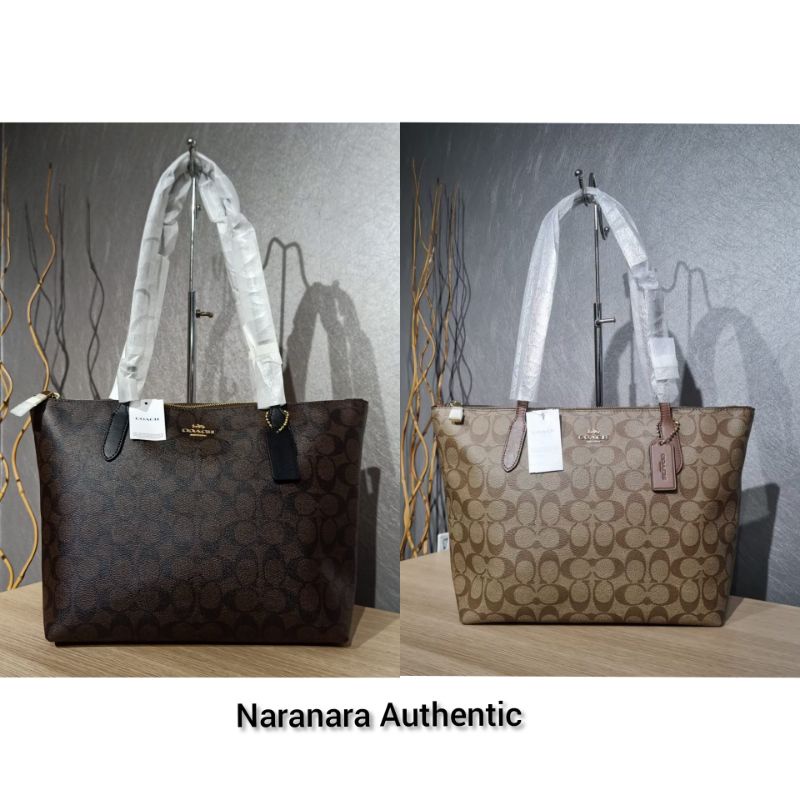 Jual coach 4455, Signature Zip Tote bag/tas coach original | Shopee ...
