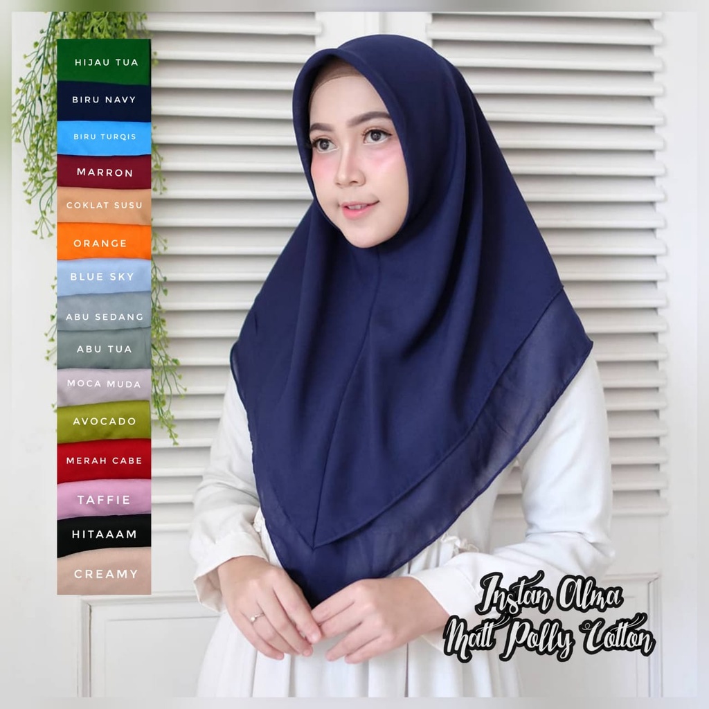 Jual Jilbab Segitiga Instant Kayla Double Hycont Jilbab instan ...