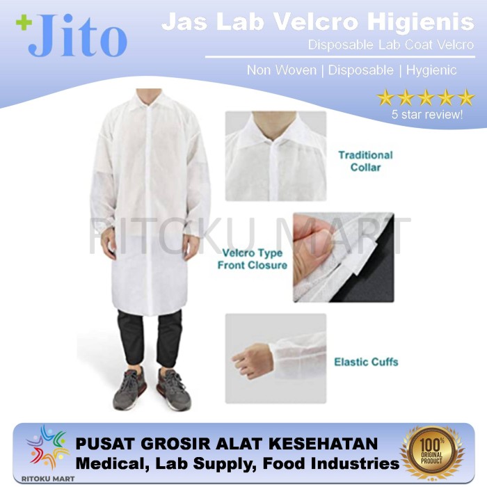 Jual Jas Lab sekali pakai -Jas Lab Disposable Non Woven Harga Murah ...