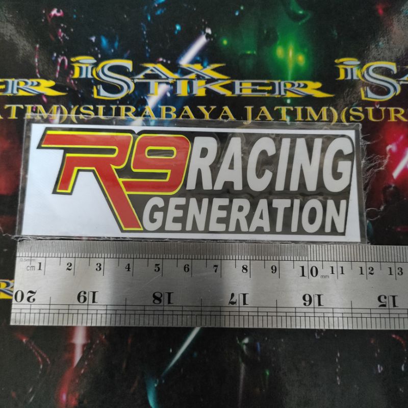 Jual stiker cutting R9 racing generation | Shopee Indonesia