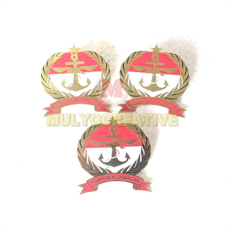 Jual Pin Komcad - Pin Bros Logo Komponen Cadangan Kemhan | Shopee Indonesia