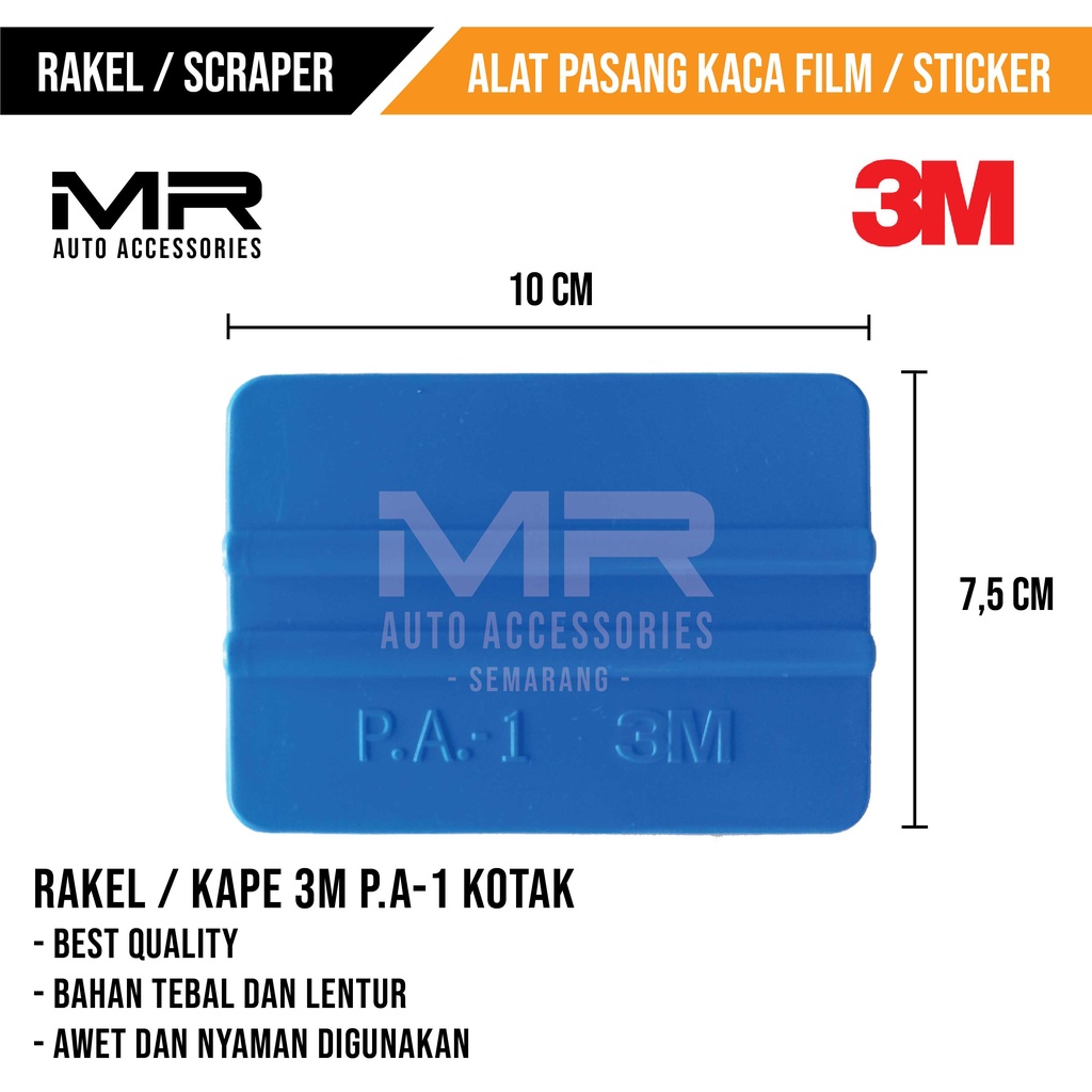 Jual Rakel 3M Kotak Alat Pasang Kaca Film / Kape 3M Alat Bantu Pasang ...