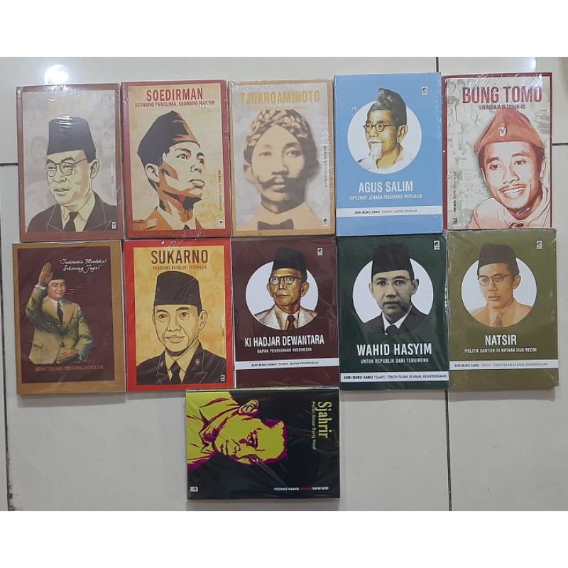 Jual Biografi Soedirman Ki Hadjar Tjokroaminoto Hatta Natsir Agus Salim Bung Tomo Wahid Sjahrir 