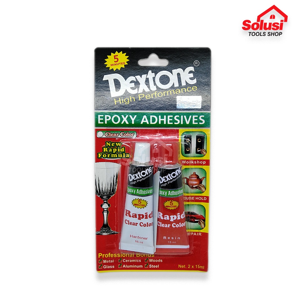 Jual DEXTONE Epoxy Adhesive 5 Minute Rapid | | Shopee Indonesia