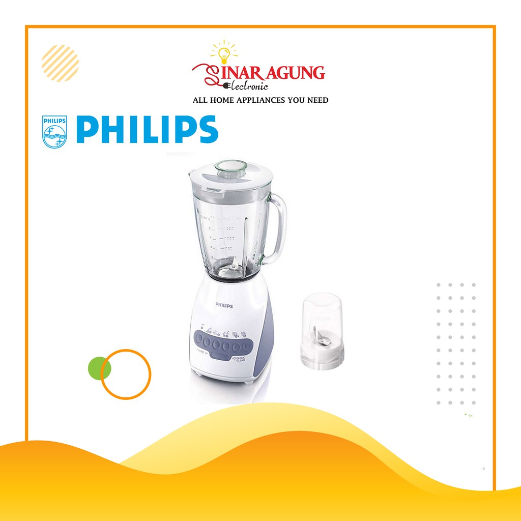 Jual BLENDER PHILIPS HR 2116 / HR2116 / HR-2116 [KACA / 2 LITER ...