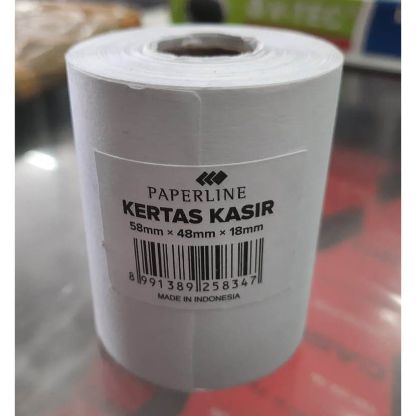 Jual Kertas Struk Kasir 58x48 mm paperline / Register Roll / Kertas ...