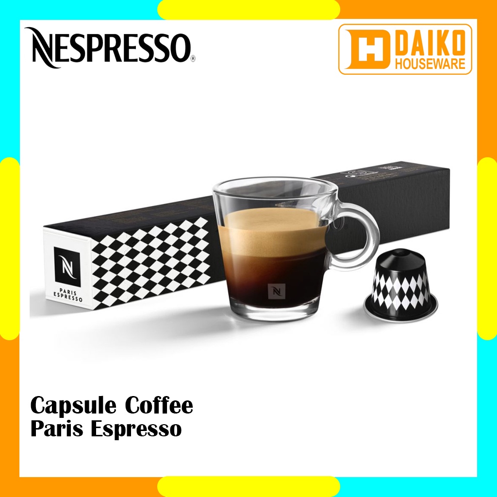 Jual Capsule Nespresso Paris Espresso Original Nestle - Kopi Kapsul ...