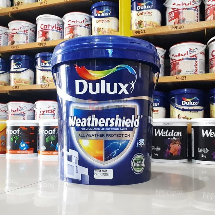 Jual Cat Tembok Dulux Weathershield Warna 20 Liter Warna Standar