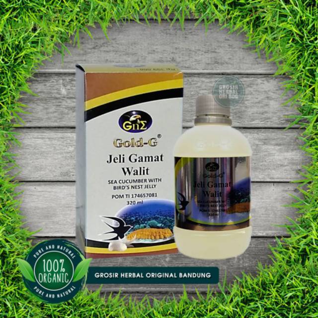 Jual Jelly Gamat Gold G Walit 320ml Original | Jeli Gamat Walit Gold-G | Shopee Indonesia