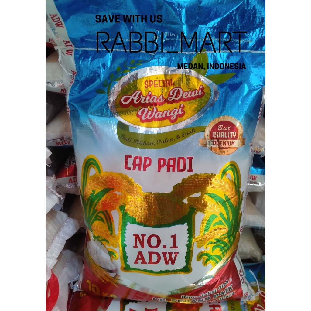 Jual Beras Arias Dewi Wangi Cap Padi Kemasan Premium | Shopee Indonesia