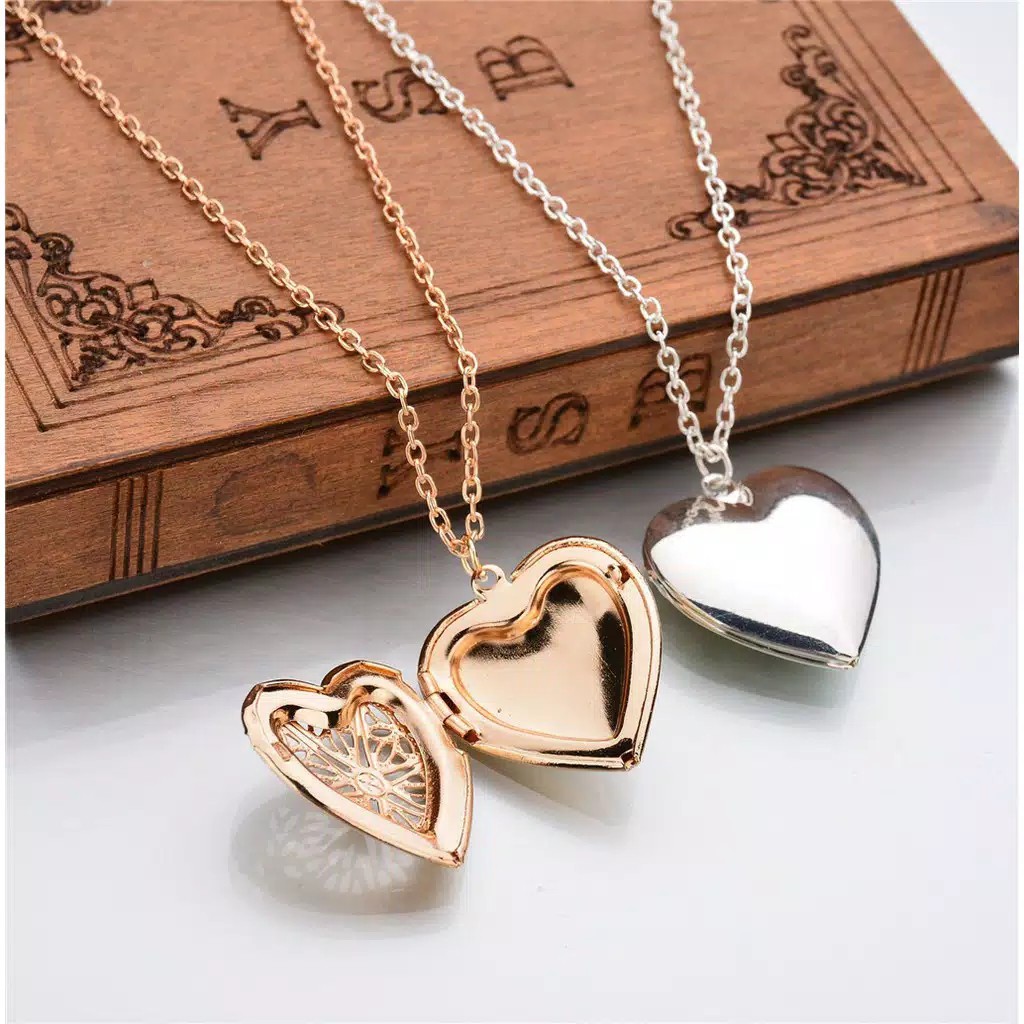 Jual Kalung Model Hati Liontin Tempat Foto untuk Wanita | Shopee Indonesia