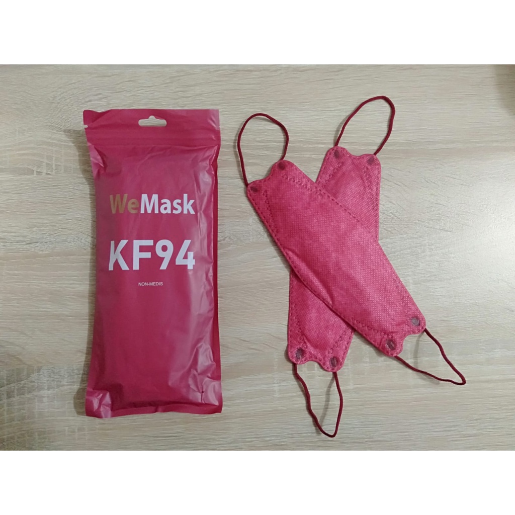 Jual Masker Medis KF94 Surgical We Mask isi 10Pcs Earloop Model Korea Disposable Mask KF94 KF94 ...
