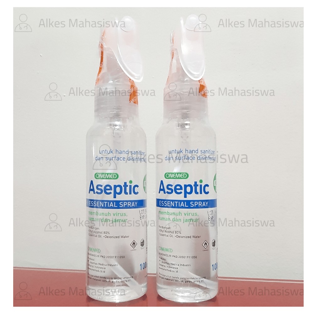Jual Onemed Aseptic Essential Spray HandSanitizer dan Surface ...