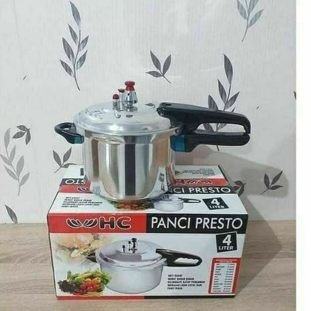 Jual HAPPY CALL Presto 4 Liter Panci Pelunak Daging Serbaguna 2in1 - Preasure Cooker Aluminium ...
