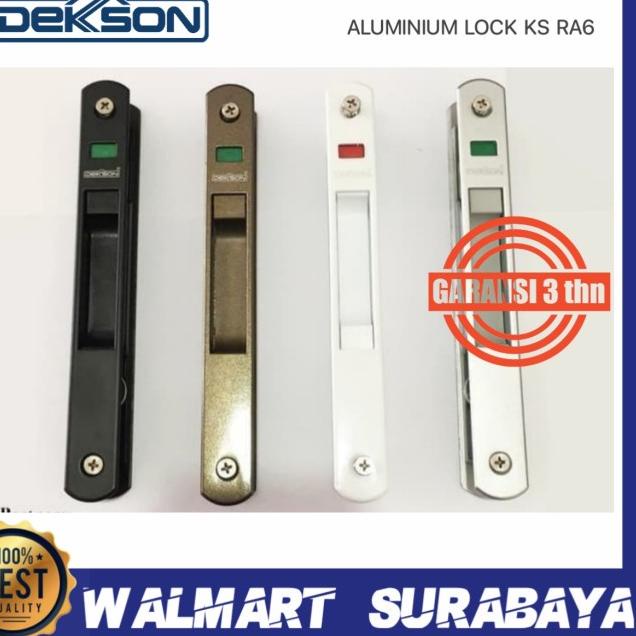 Jual Harga Bulan Ini Kunci pintu sliding Dekkson KS RA6 / Aluminium ...