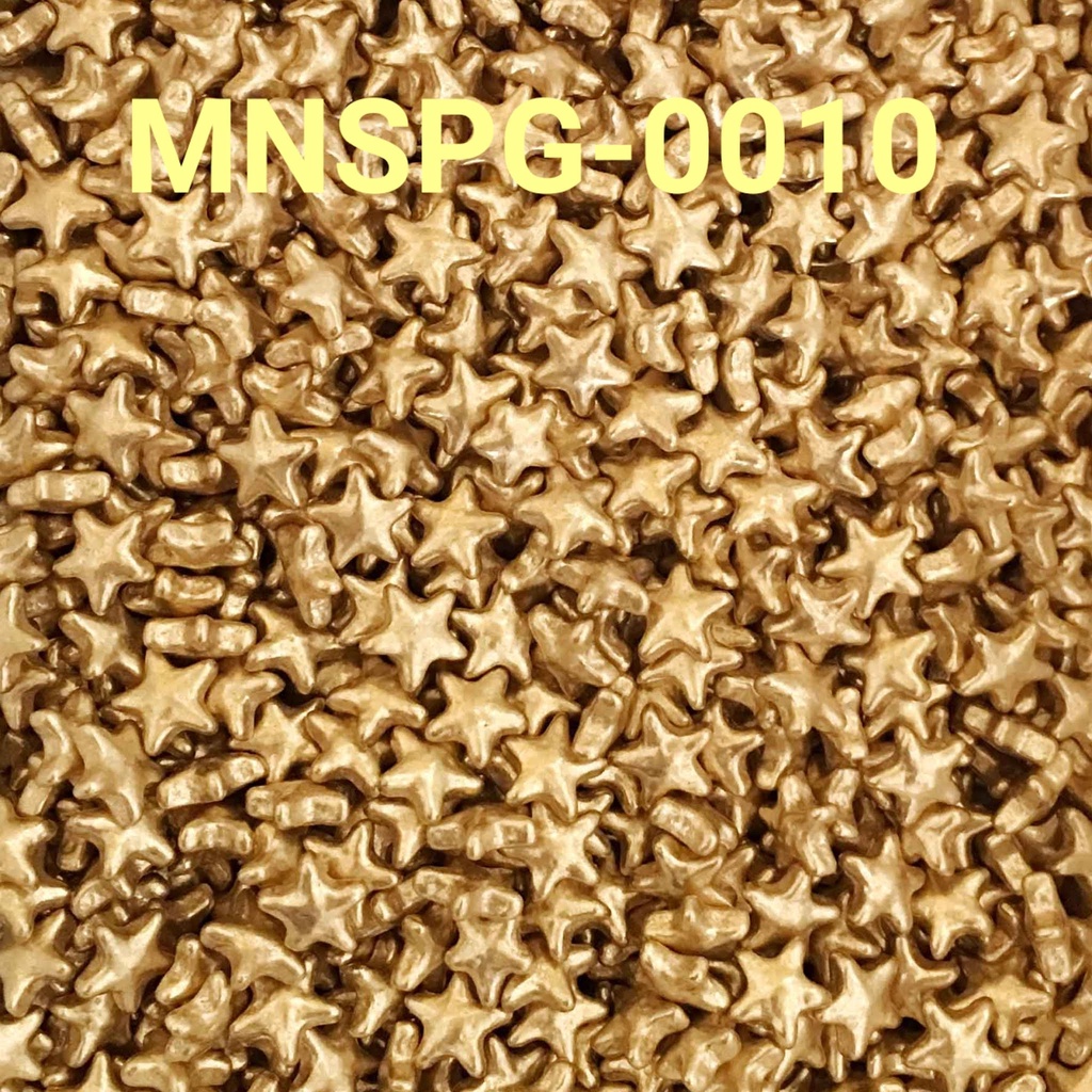 Jual GR-MNSPG-0001 Sprinkles trimit springkel 10gr hati bintang gold ...