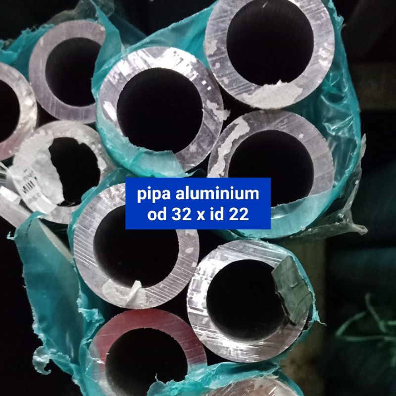 Jual Pipa Aluminium od 32 x id 22 / pipa alumunium harga per 10cm ...