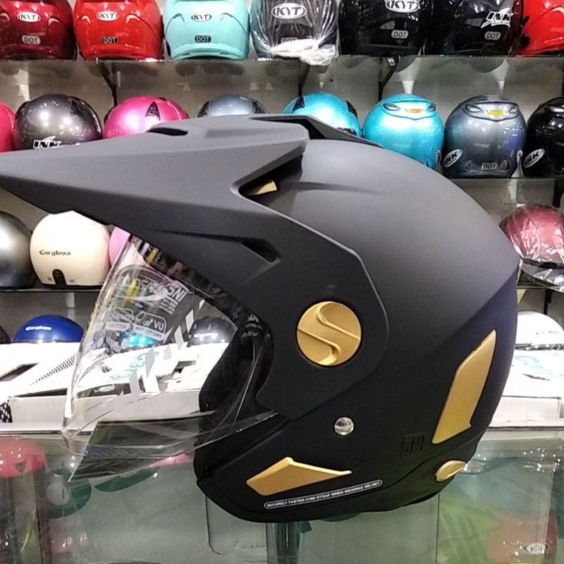 Jual HELM CARGLOSS FORMER SOLID HELM SEMI CROSS | Shopee Indonesia