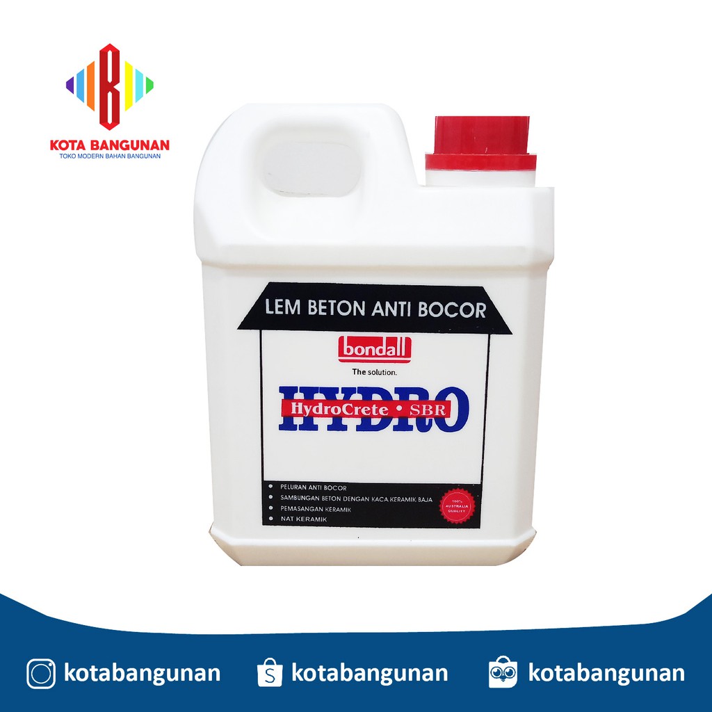 Jual HydroCrete Lem beton anti bocor Bondall | Shopee Indonesia