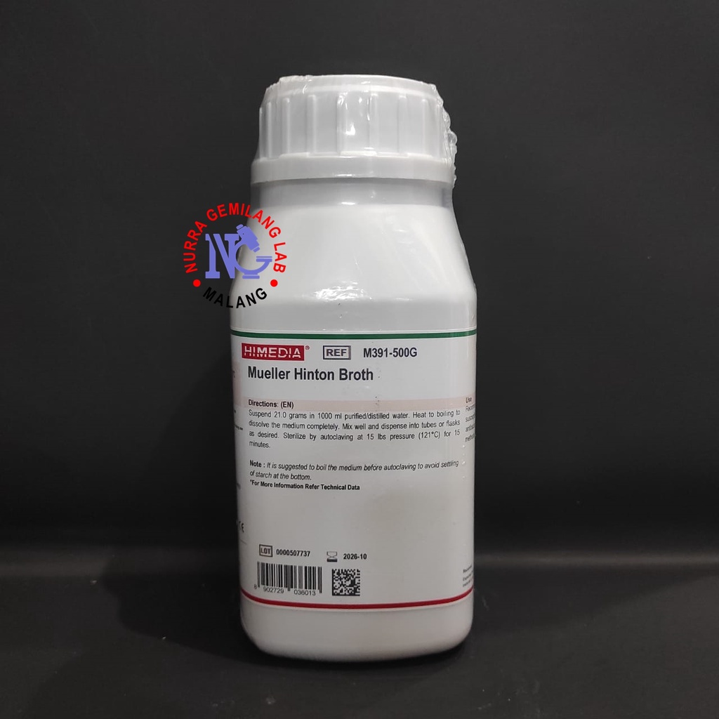 Jual Media Mueller Hinton Broth Himedia 50g 100g 250g MHB | Shopee ...
