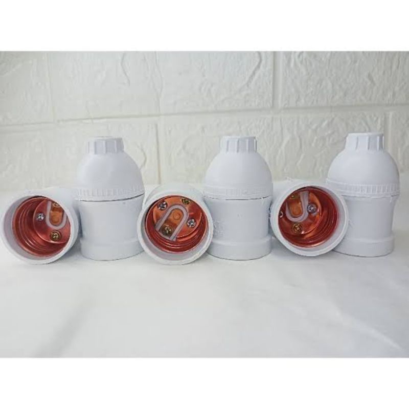 Jual FITTING LAMPU GANTUNG E27 PUTIH DEXTA MURAH | Shopee Indonesia