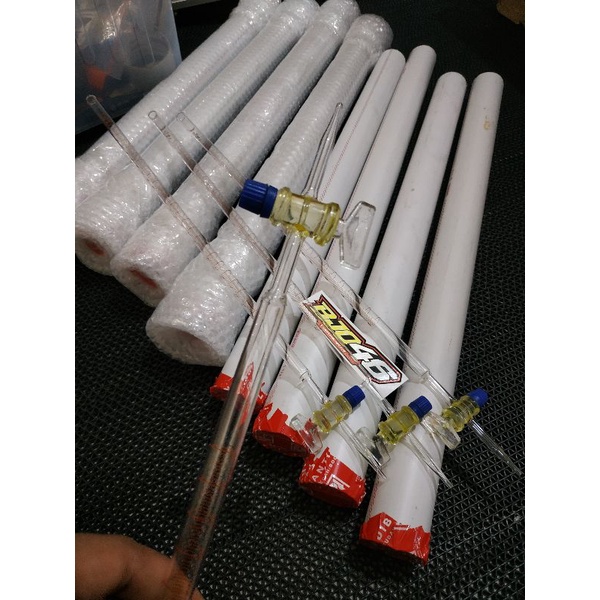 Jual Buret 25ml kaca alat ukur kompresi volume ruang bakar gelas ukur ...