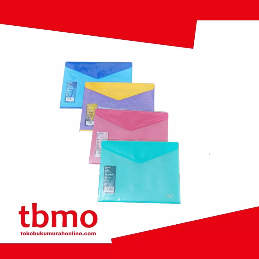 Jual TBMO BANTEX DURO BICOLOUR PP ENVELOPE A5 3225 / MAP KANCING ...