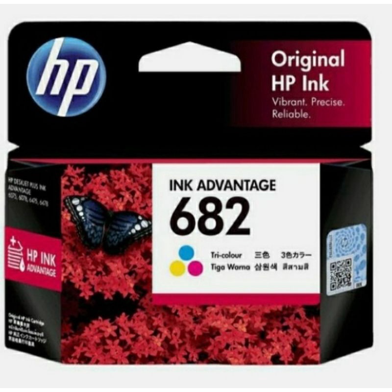 Jual Cartridge HP 682 Color Original Ink Advantage | Shopee Indonesia
