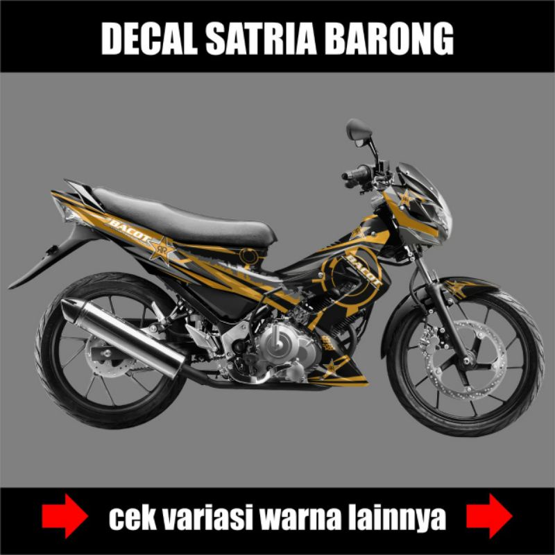 Jual DECAL FULLBODY SATRIA FU BARONG OLD/STICKER VARIASI FU BARONG OLD ...