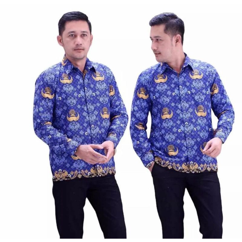 Jual Raja Batik Store,Baju Batik Korpri Full Furing Terbaru 2022,Kemeja Batik Korpri Lengan ...
