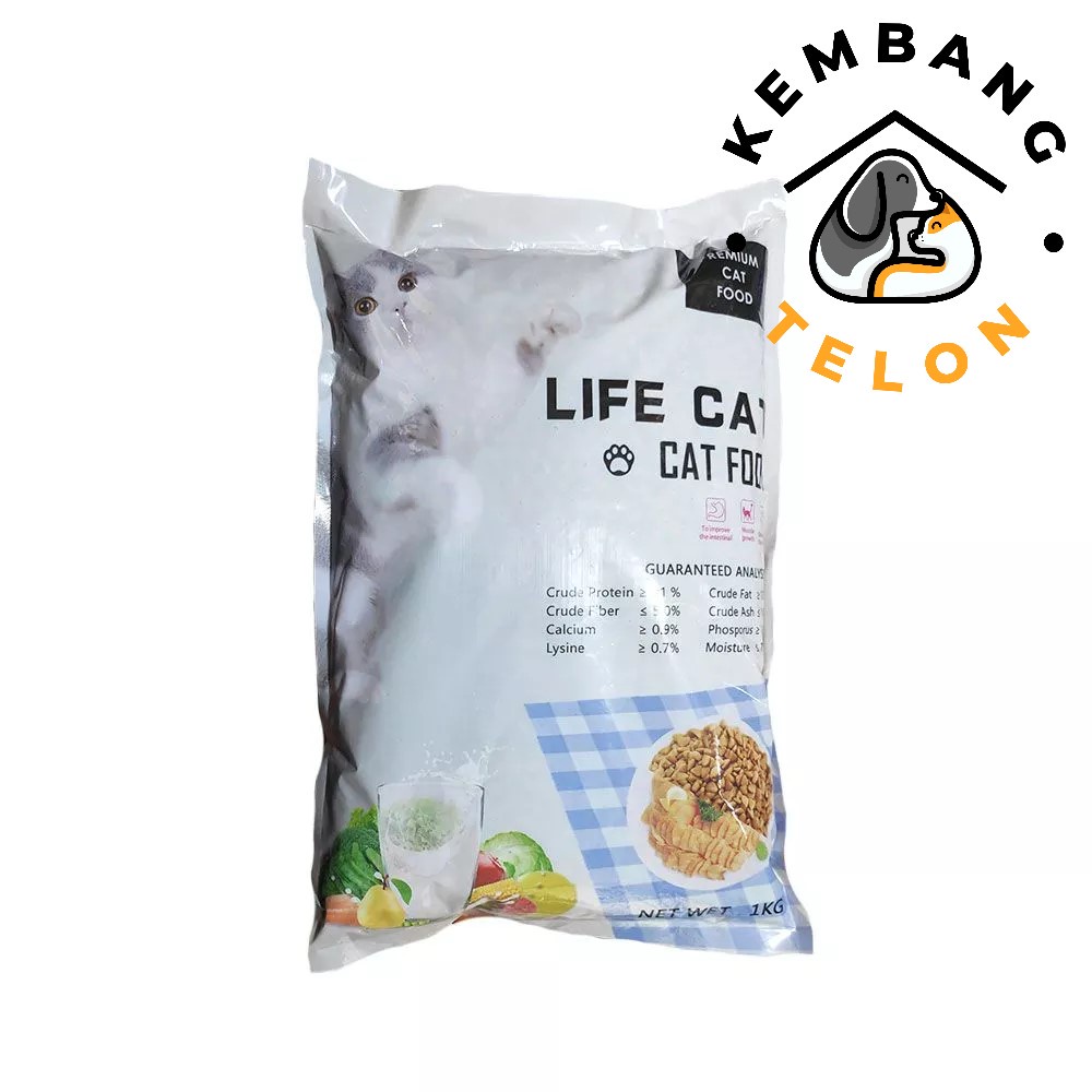 Jual LIFE CAT DRY FOOD 1Kg | Shopee Indonesia