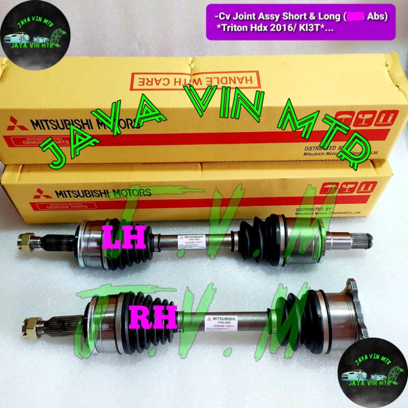 Jual Drive Shaft cv joint assy as roda ABS kanan RH ABS Triton HDX KL3T ABS original | Shopee ...