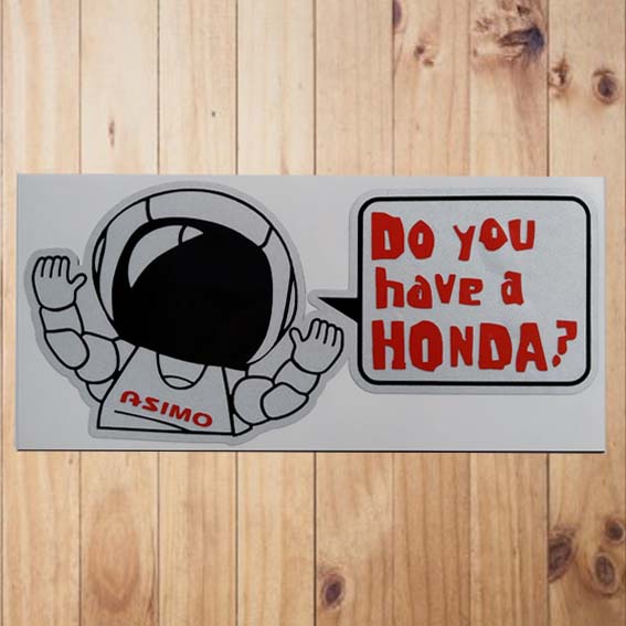 Jual STIKER ASIMO DO YOU HAVE HONDA CHARACTER | Shopee Indonesia