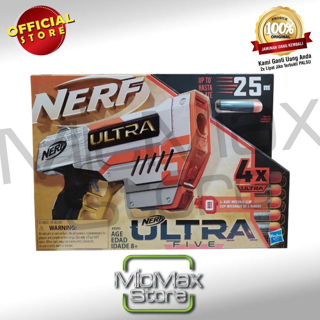 Jual Nerf Ultra Five Blaster Original | Shopee Indonesia