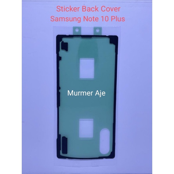 Jual Sticker lem adhesive back cover tutup batre samsung note 9 note 10 ...