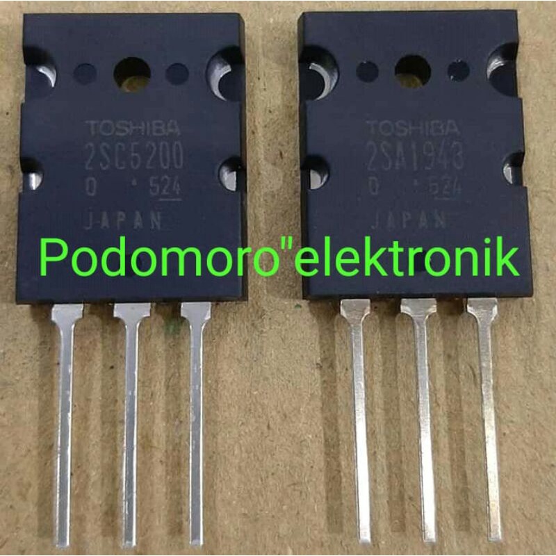 Jual Transistor 2sa5200 2sc1941 lot 524 original Japan | Shopee Indonesia