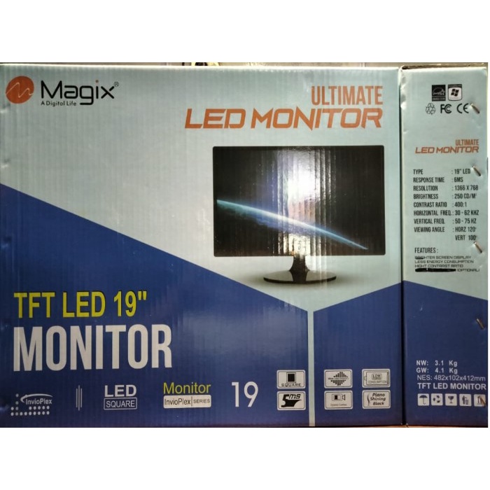 Jual Monitor LED 19 Inch | Shopee Indonesia